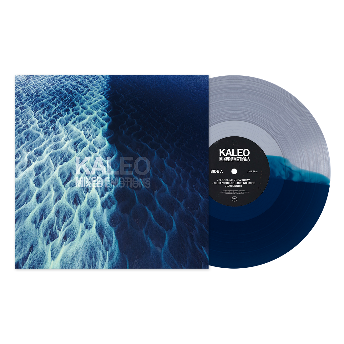 Mixed Emotions Vinyl (Blue & Clear Split Colored) | The Music Store